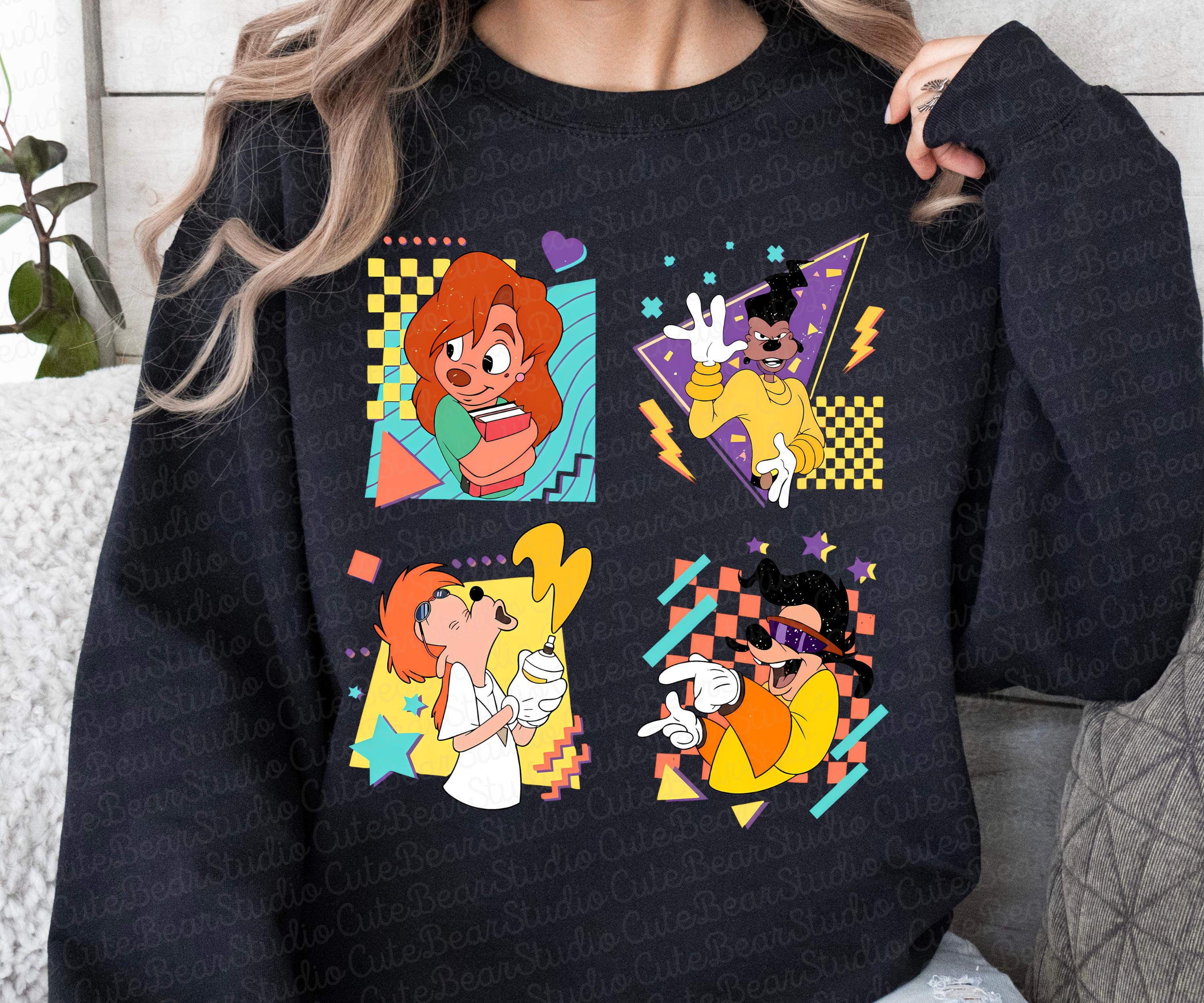 Retro 90s Disney Vintage A Goofy Movie Characters Png, Goofy Max ...