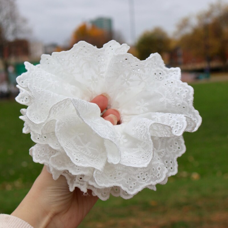 Lace Xl Scrunchies - Etsy UK