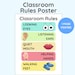 Classroom Rules Poster: Visuals for Preschool & Kindergarten (digital ...