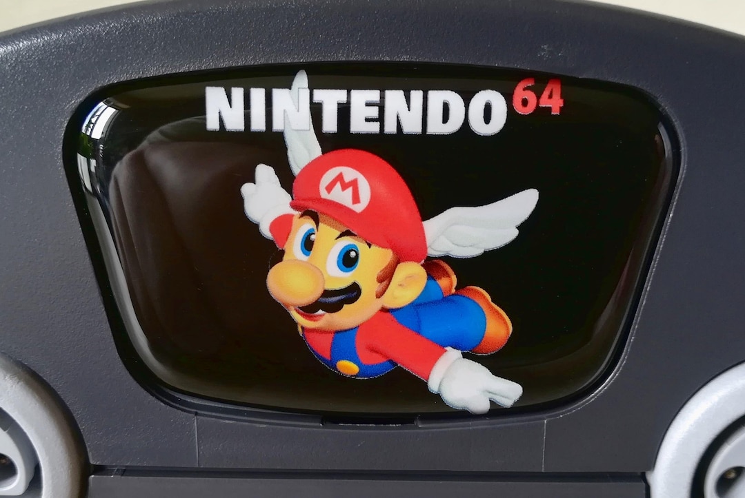 Mario (N64 Series) Logo, Faceplate | for Nintendo 64 Console - Etsy