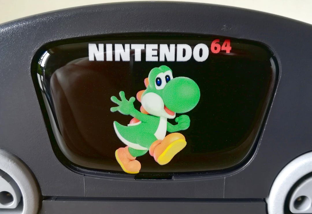 Yoshi (N64 Series) Logo, Faceplate | for Nintendo 64 Console - Etsy