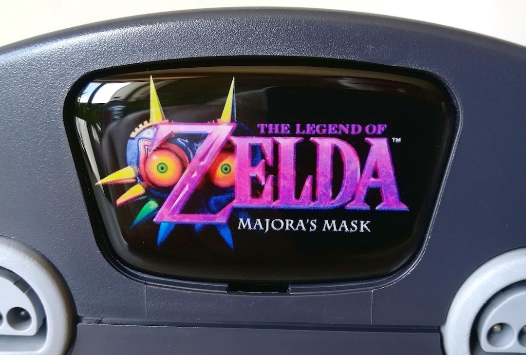 Zelda Majora's Mask Logo, Faceplate | for Nintendo 64 Console - Etsy