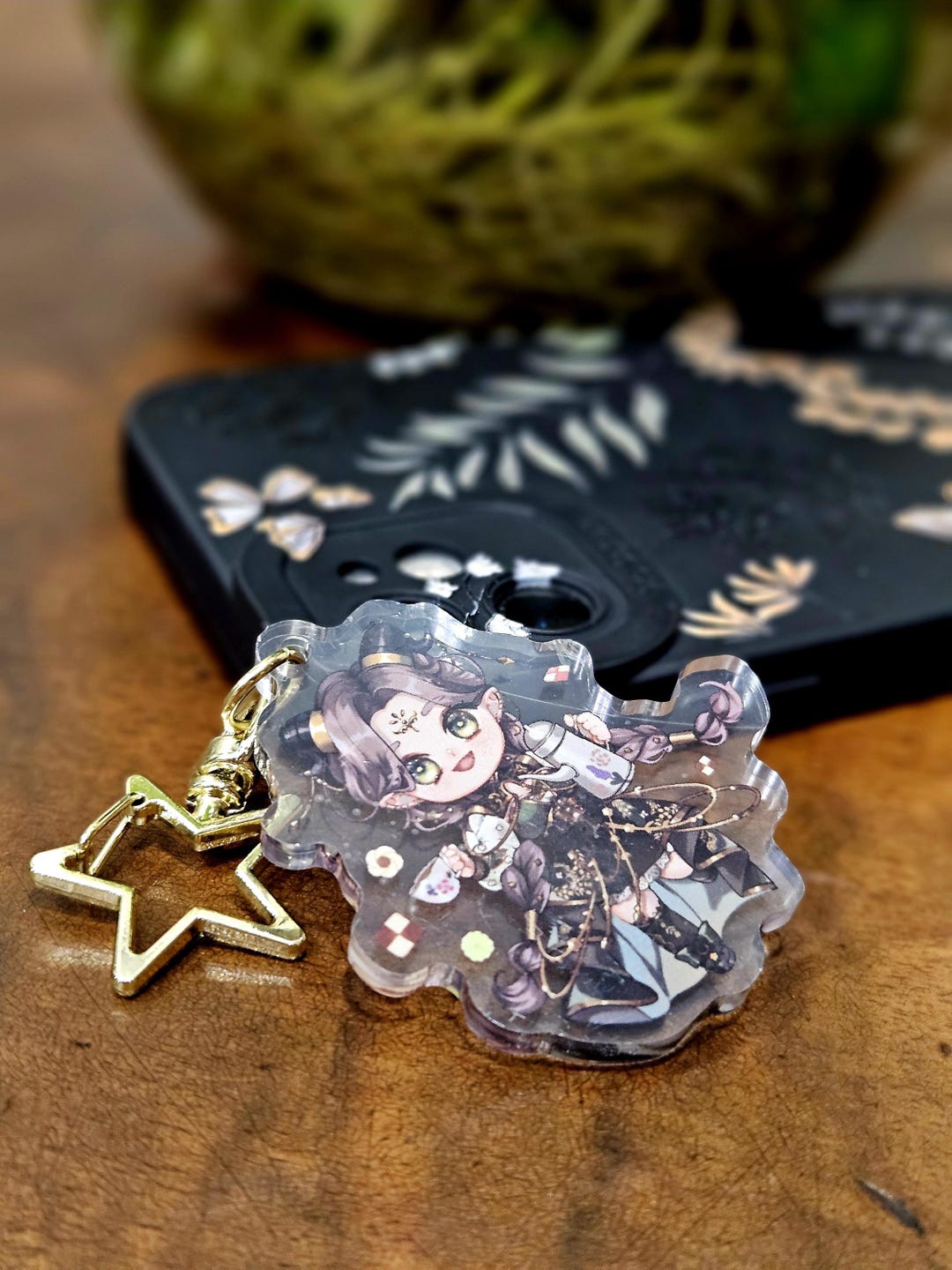 Chibi Gizzie Acrylic Keychain Bag Accessory - Twitch Fae Vtuber ...