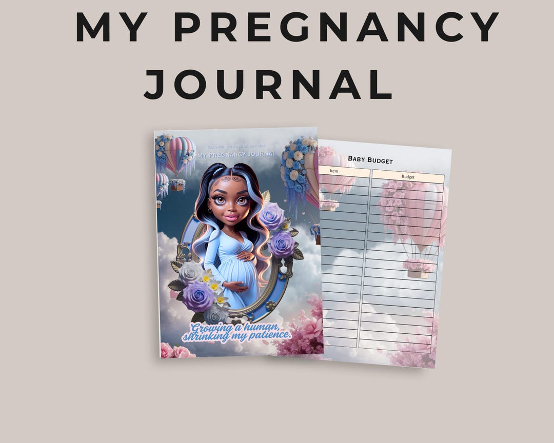Pregnancy Journal & Planner | Printable Trimester Tracker - Etsy