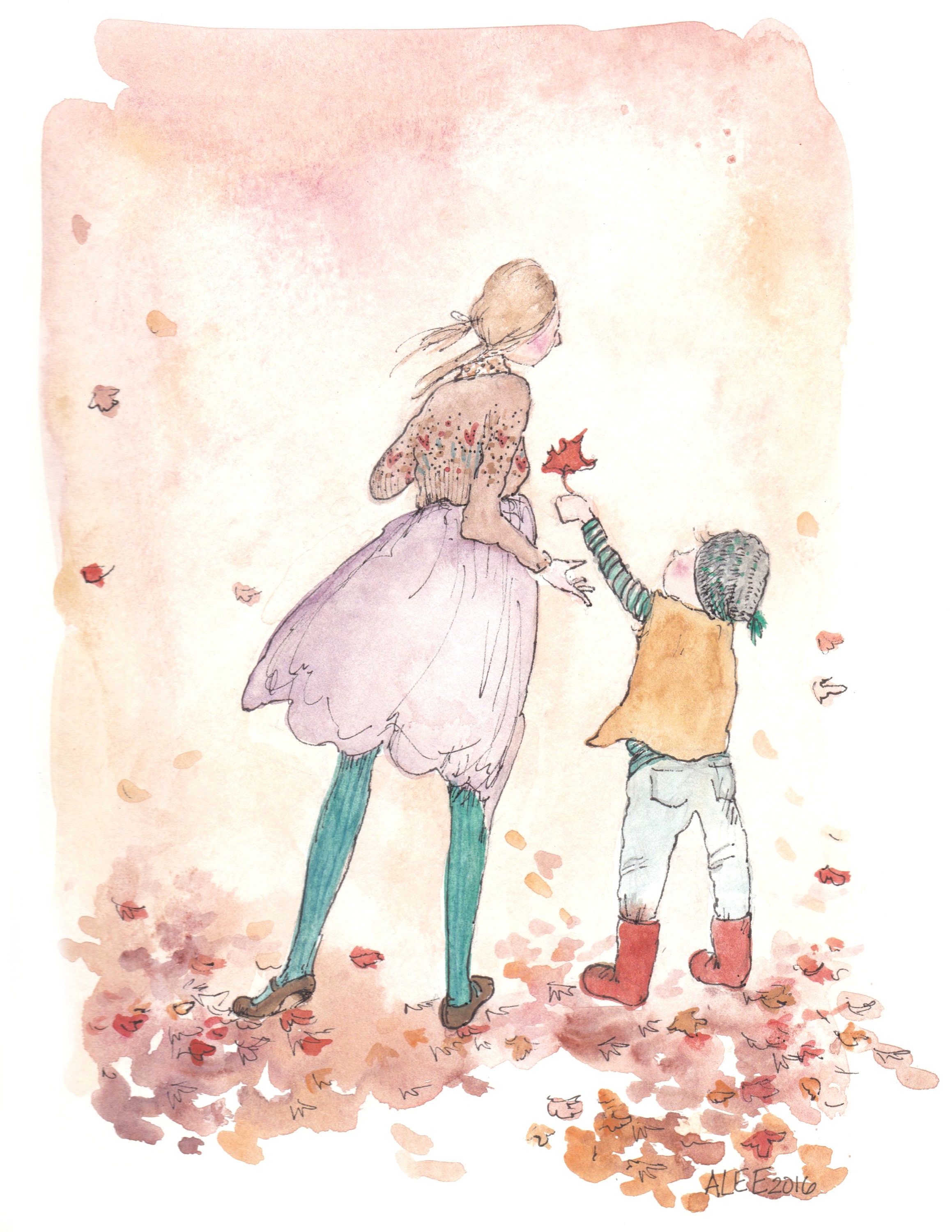 Digital Print of Watercolor Art. Nursery Watercolor Painting. Unframed ...