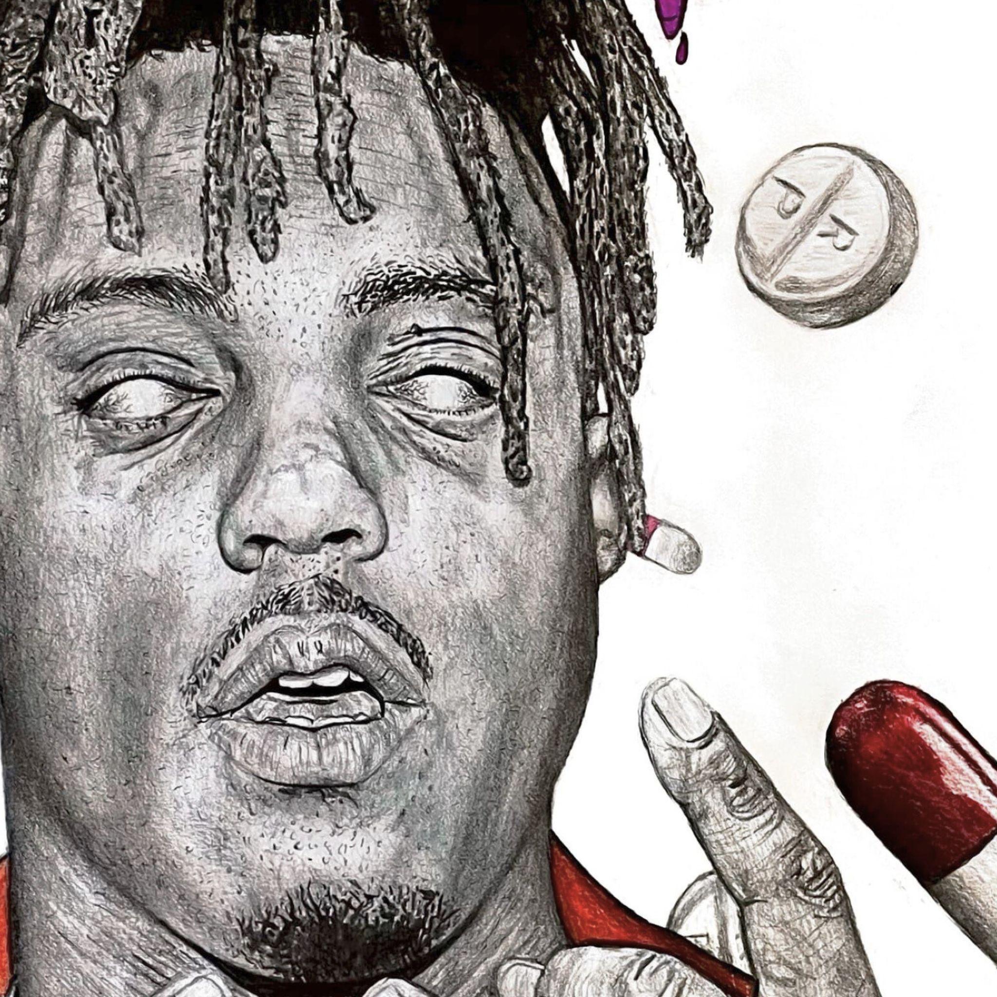 Juice WRLD Art Print, Legends Never Die Wall Art, 999 Juice WRLD Poster ...