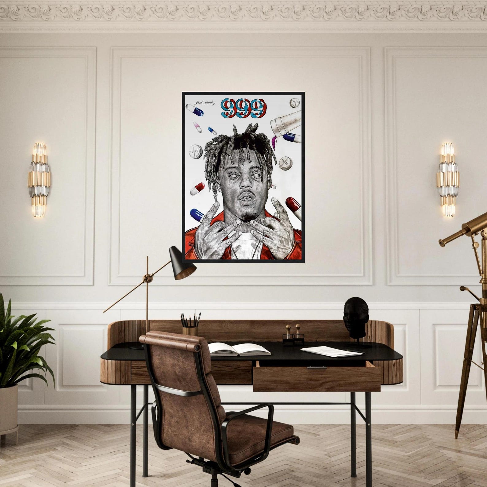 Juice WRLD Art Print, Legends Never Die Wall Art, 999 Juice WRLD Poster ...