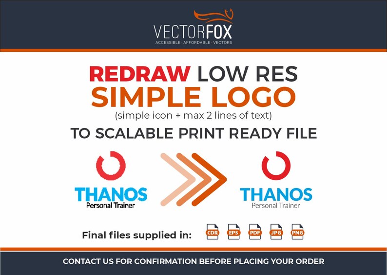 Logo Redraw - Easy Logo Vector Trace - Etsy