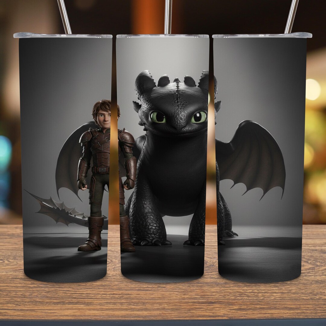 Toothless Dragon Tumbler Wrap Hiccup Toothless Tumbler Wrap, How to ...