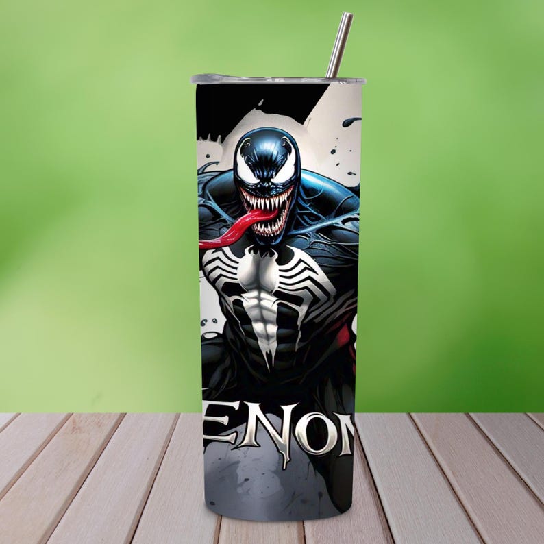 Venom Tumbler Wrap PNG | 20oz Skinny Tumbler Sublimation Design ...