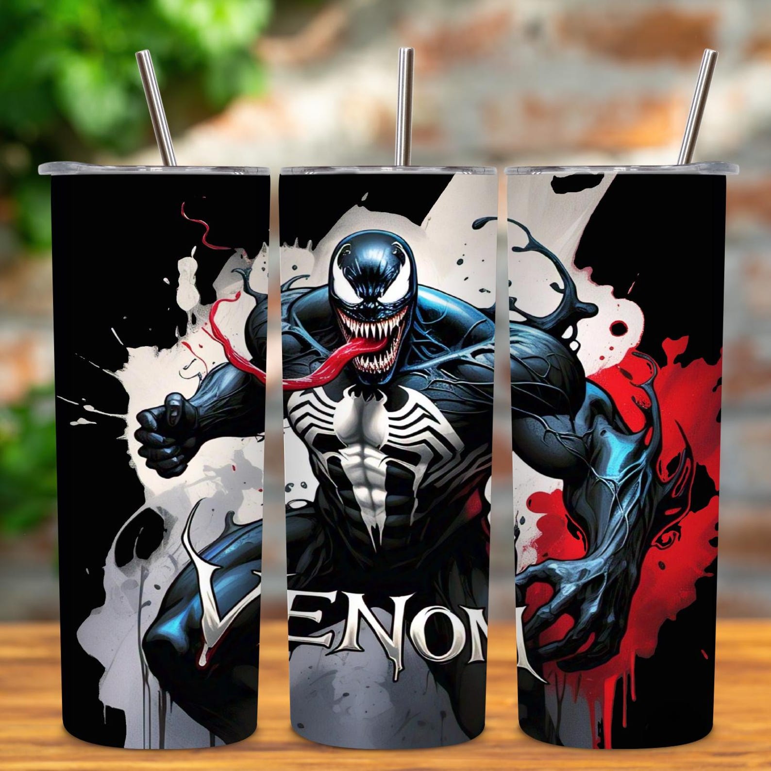 Venom Tumbler Wrap PNG | 20oz Skinny Tumbler Sublimation Design ...