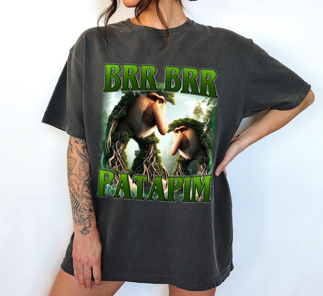 Brr Brr Patapim Italian Brainrot Homage Shirt, Italian Brainrot Shirt ...