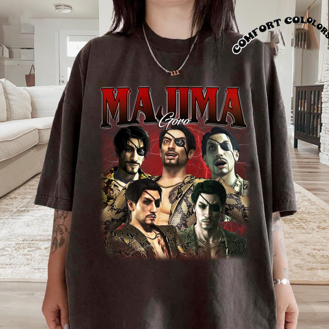 Retro Goro Majima Shirt, Comfort Colors Shirt, Goro Majima Retro Shirt ...