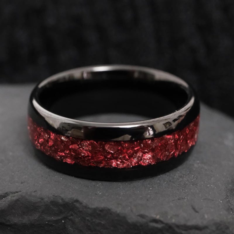 Tungsten Ruby Ring - Etsy
