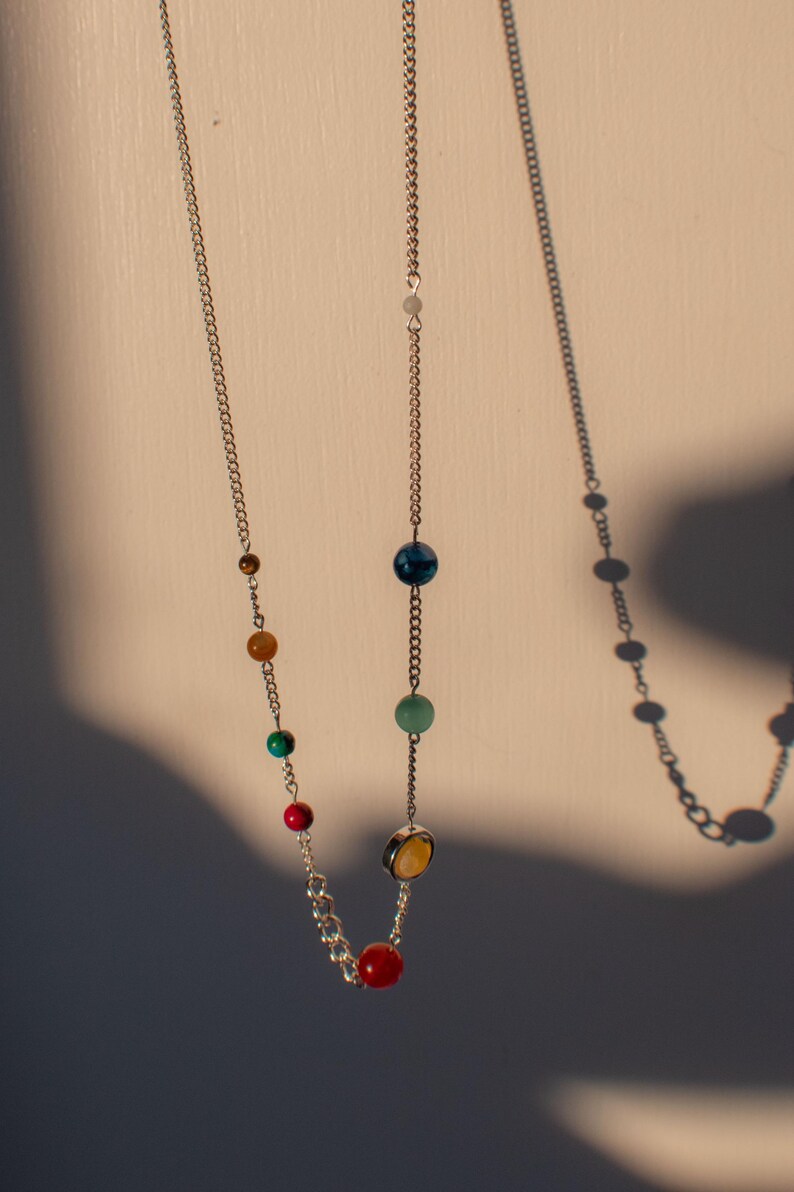 Planet Necklace | Simple Solar System Chain | Astronomy Inspired ...