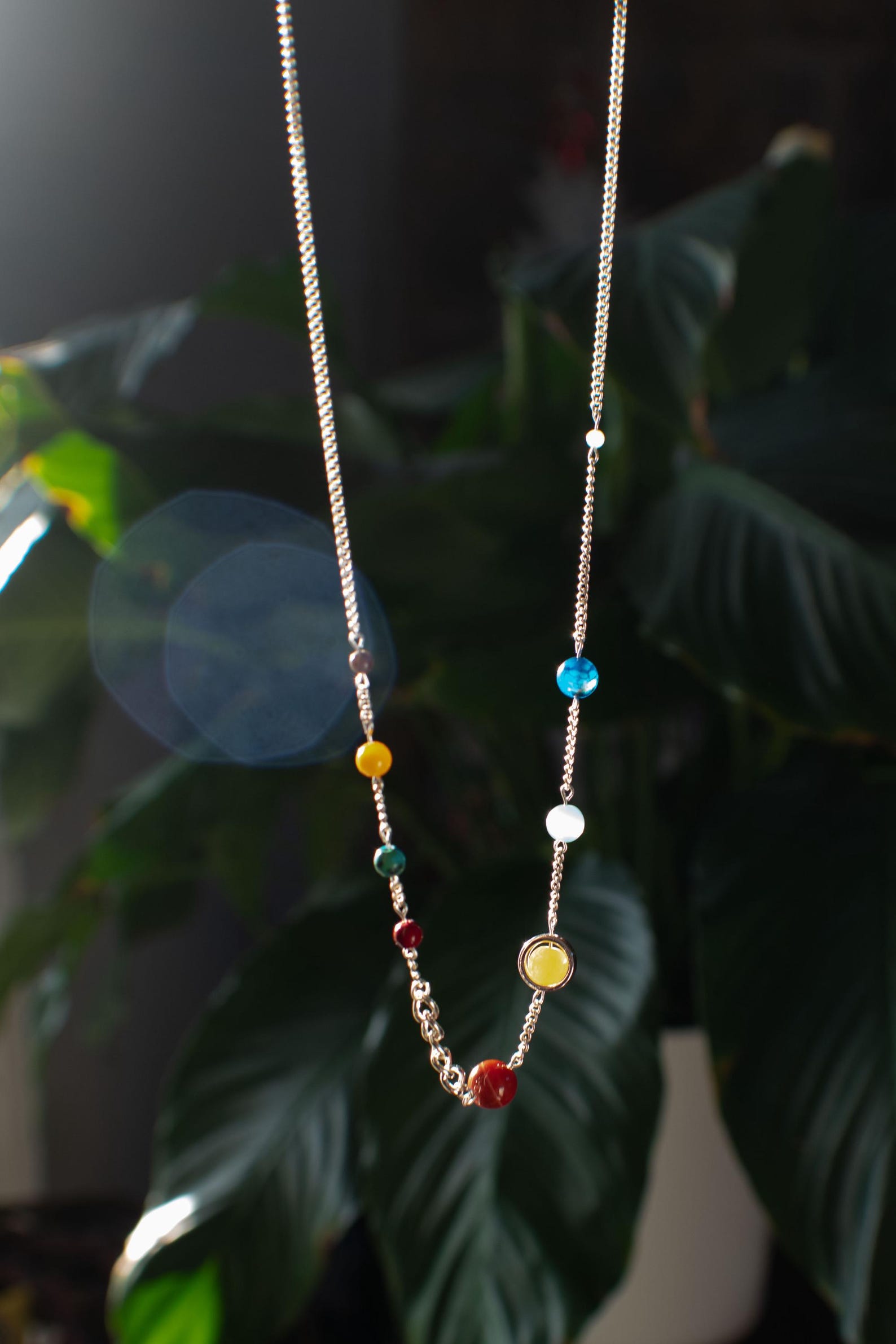 Planet Necklace | Simple Solar System Chain | Astronomy Inspired ...