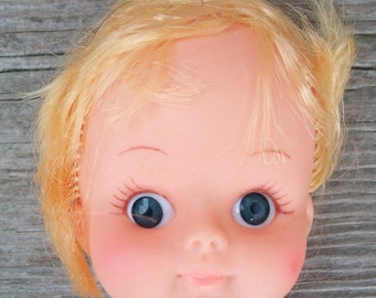 Plastic doll face | Etsy