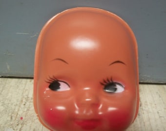 Plastic doll face | Etsy
