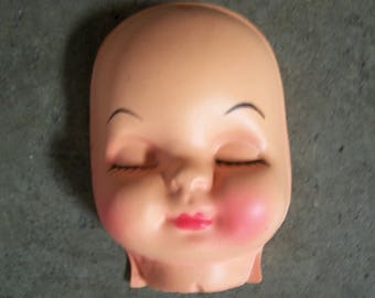 Plastic doll face | Etsy