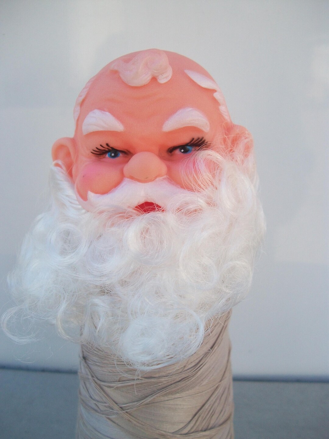 Bearded 2.5 Inch Santa Doll Head - Etsy