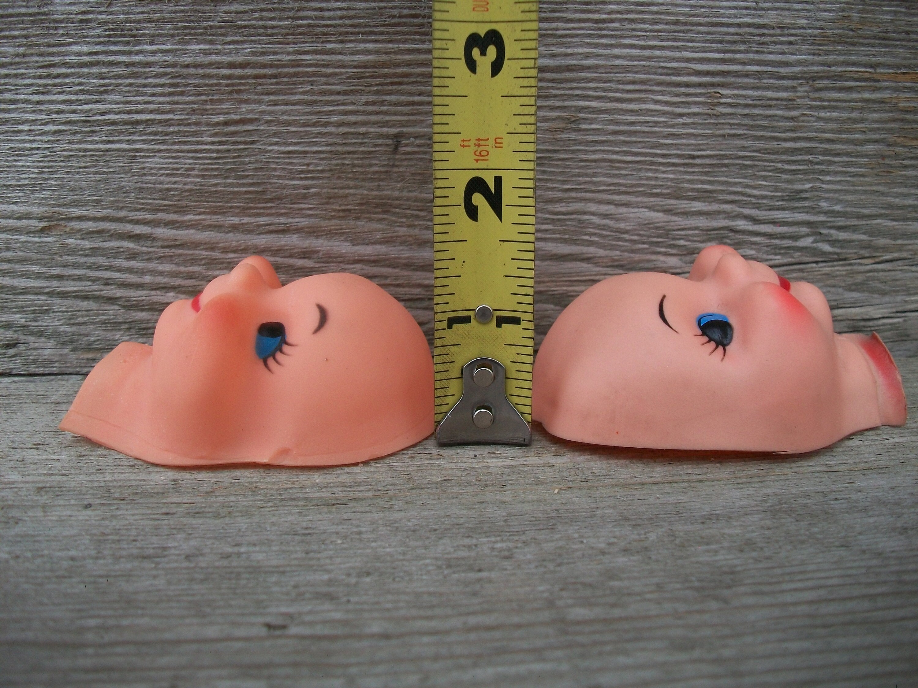 Vintage 3 Inch Soft Plastic Doll Face Mask - Etsy