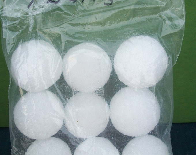 Destash Nine 1-1/2 Inch Styrofoam Balls - Etsy