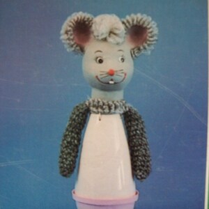 Plastic/vinyl Grey Mouse Doll/puppet Head - Etsy