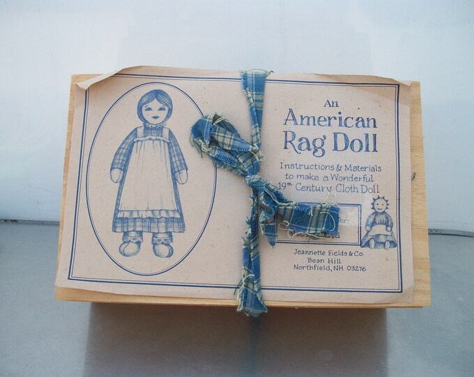 Jeanette Fields "an American Rag Doll" Kit - Etsy