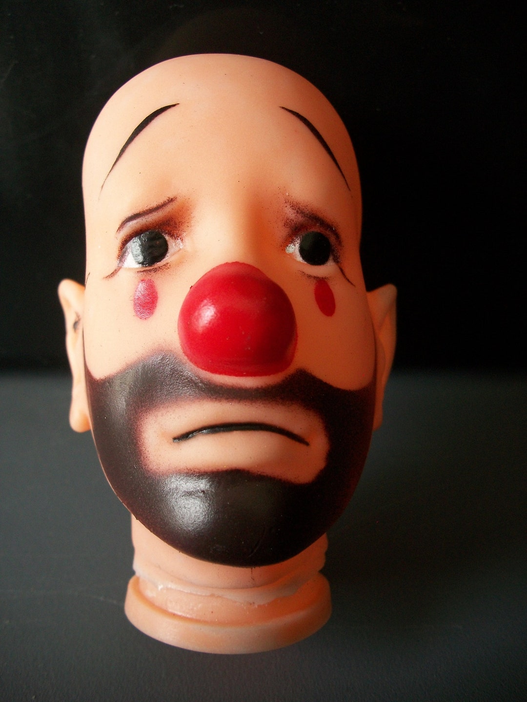 Soft 4-inch Plastic Vinyl Sad Hobo Clown Head - Etsy