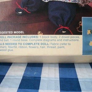 Packaged Wood Block Doll Kit by Wang's International CPW 6002 * - Etsy