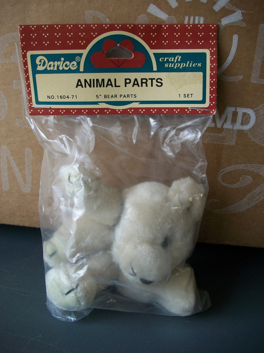 Packaged 5 Plush Bear Craft Kit by Darice 1604-71 - Etsy