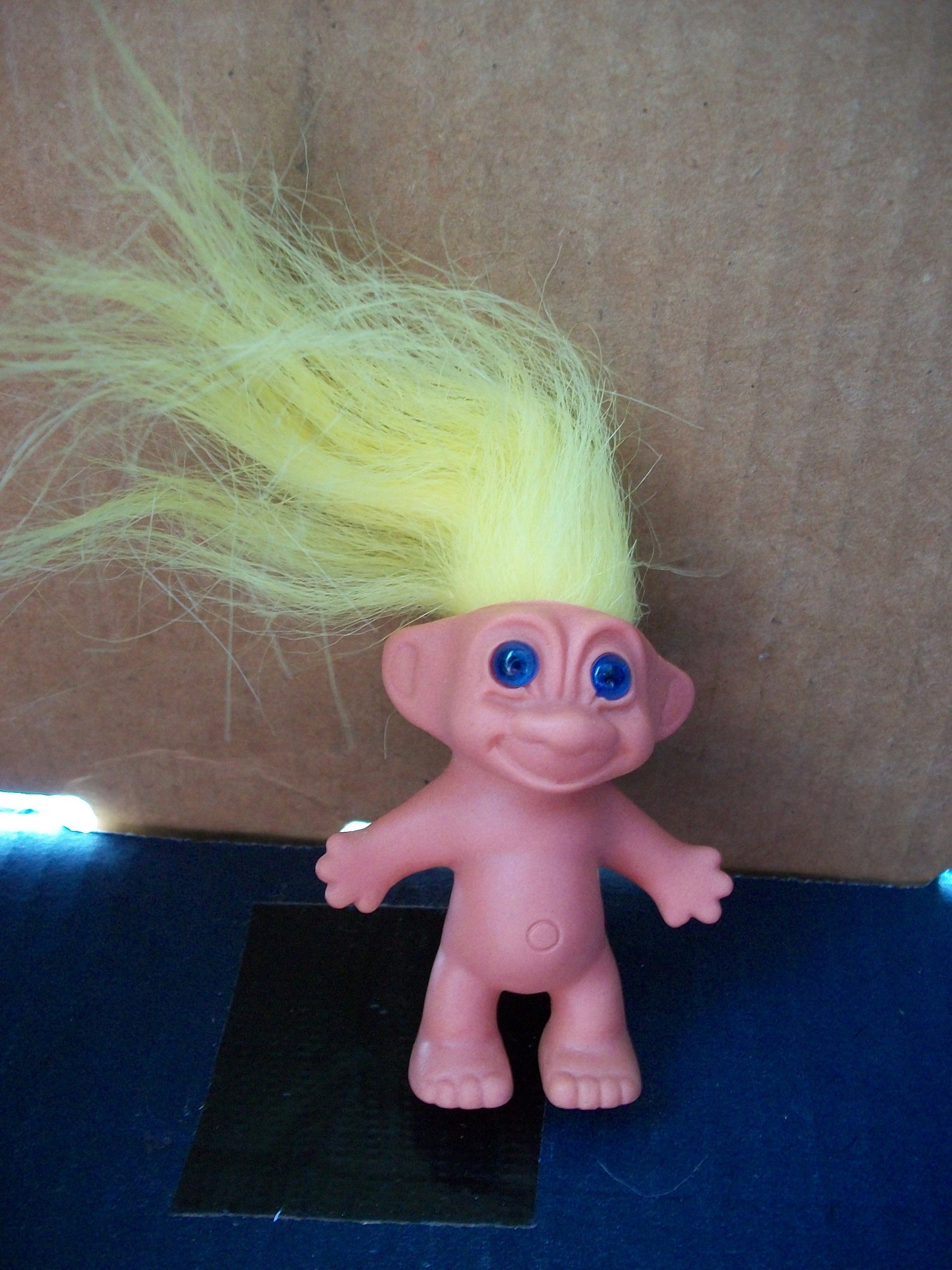 Miniature 2.5 Inch Standing Craft Troll Blonde Hair | Etsy