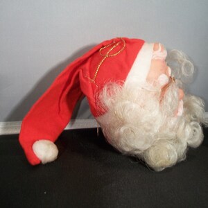 Large Plastic Santa Head Lot AD - Etsy