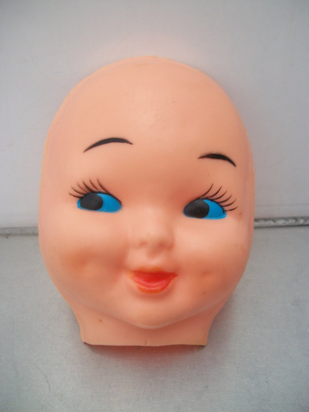 Large Vintage 4-inch Latex "dimple Doll Face" Mask - Etsy