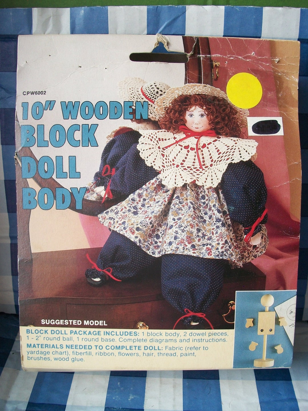 Packaged Wood Block Doll Kit by Wang's International CPW 6002 * - Etsy