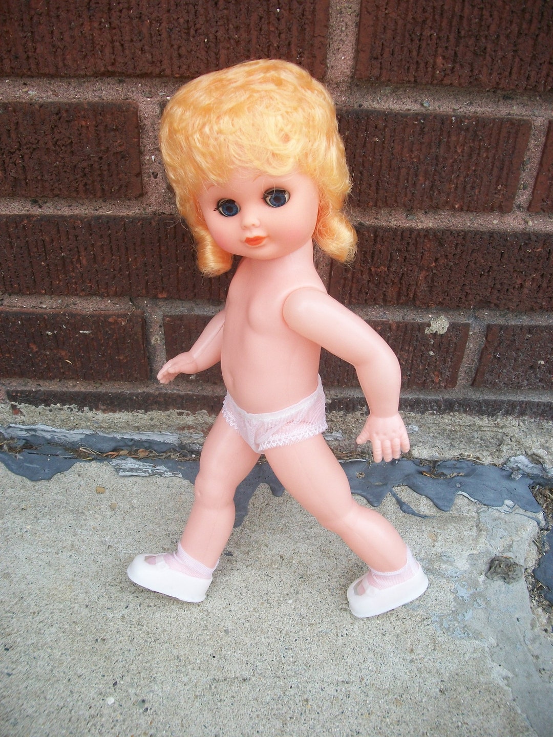 Fibrecraft Plastic Jointed 13 Inch Craft Blonde "angel" Doll - Etsy