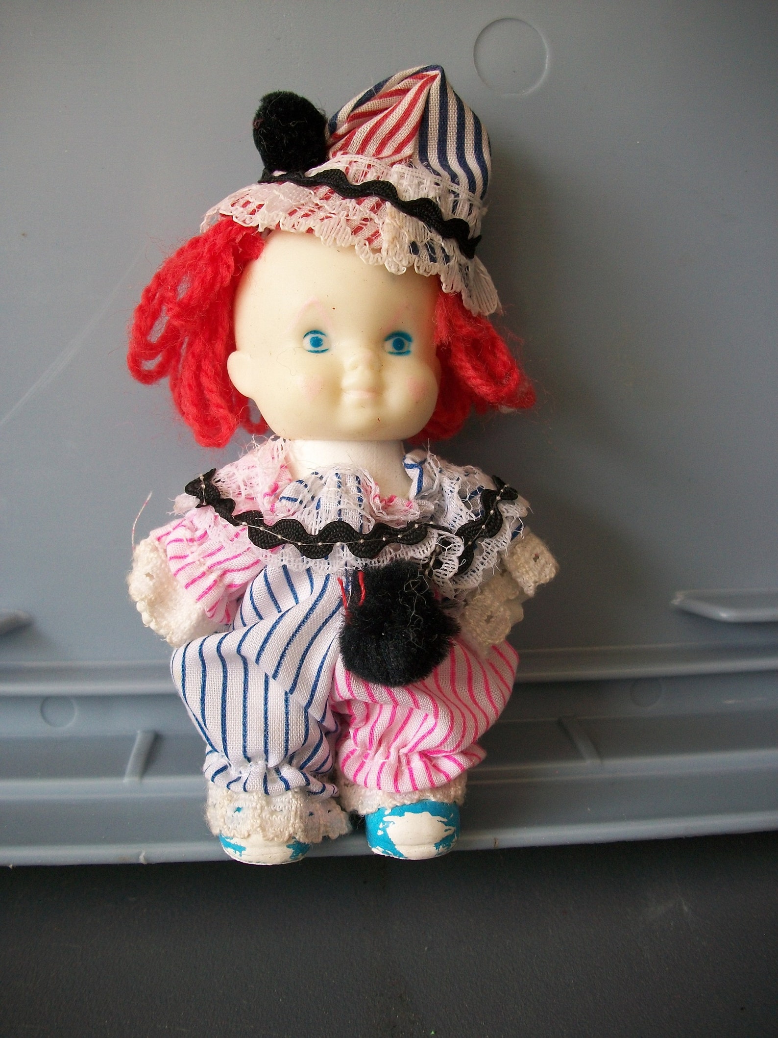 Boxed Vintage pee-wee Plastic Clown Doll Circa | Etsy