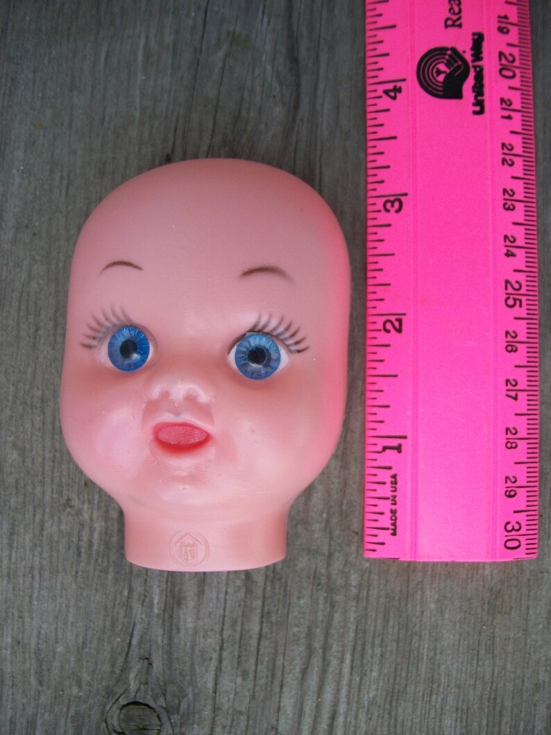 Vintage 3-inch Soft Plastic Doll Face Mask - Etsy