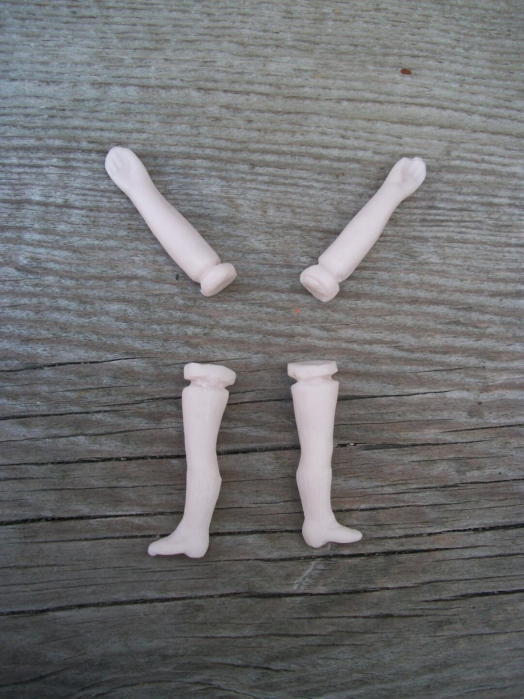 Miniature Porcelain Unpainted Doll Limbs - Etsy