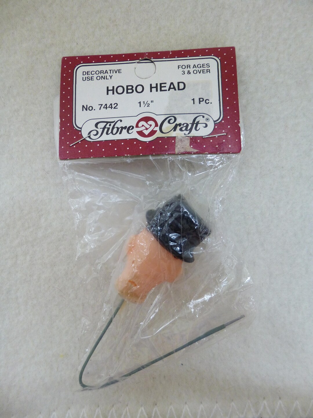 Plastic Fibrecraft Hobo Clown Pick Doll Head - Etsy