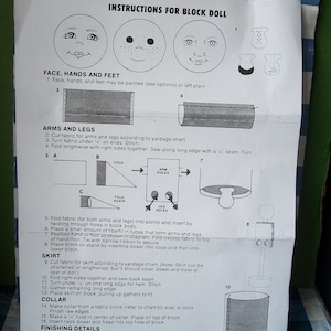 Packaged Wood Block Doll Kit by Wang's International CPW 6002 * - Etsy