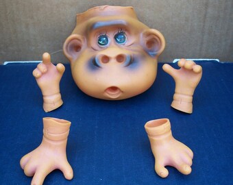 Monkey/gorilla Doll Half Face Mask With Limbs | Etsy