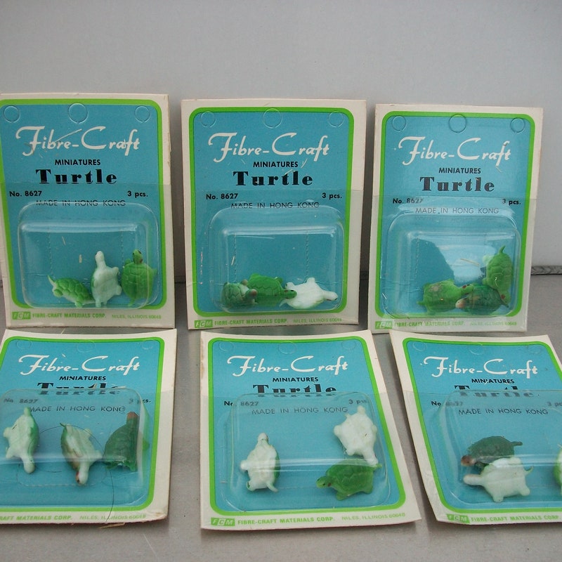 Miniature Turtles - Etsy