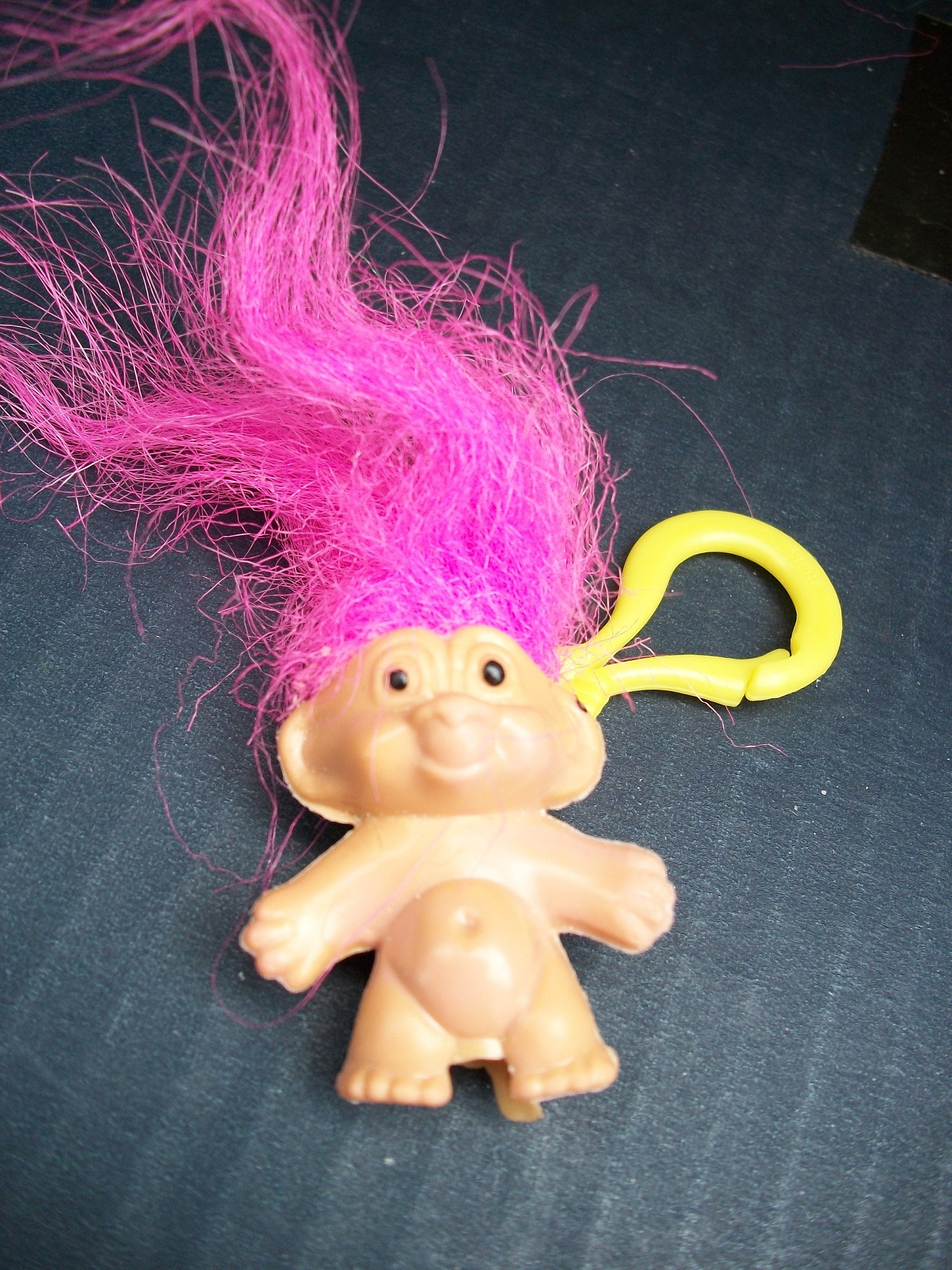 Miniature 1-1/2 Inch Pencil Topper Troll With Clip | Etsy