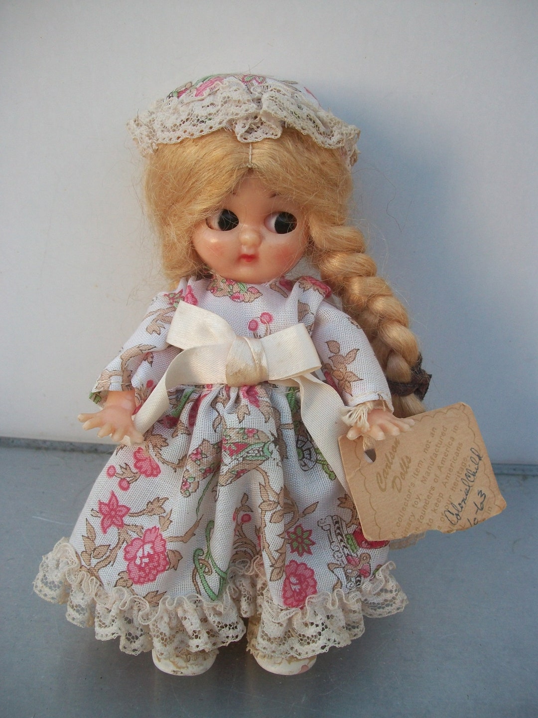 Vintage Carlson "colonial Child" Souvenir Doll ** - Etsy