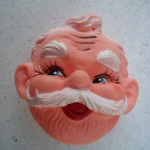 Vintage Japan Hand Painted 3-inch Santa Face - Etsy