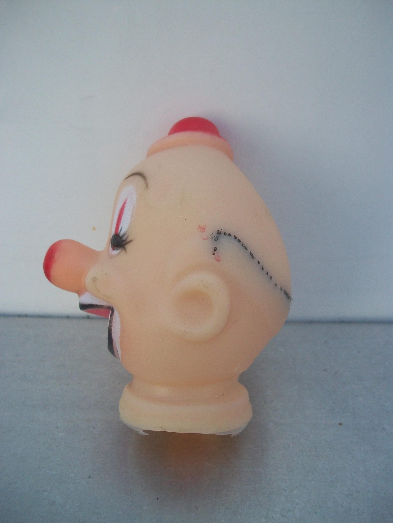 Hairless 3 Inch Clown Head With Hands as Is - Etsy