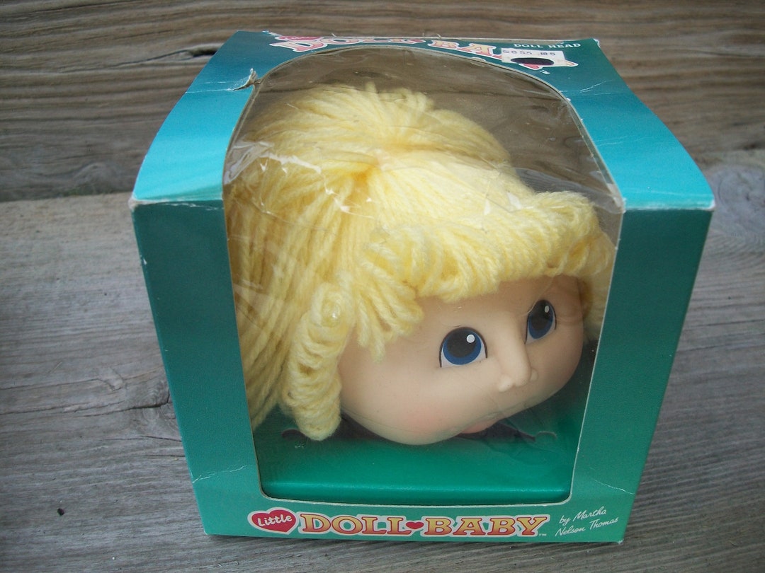 Vintage Martha Nelson Thomas "little Doll Baby" Ponytail Girl Head 3174 ...