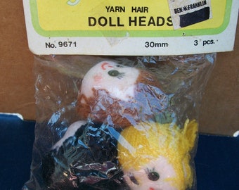Miniature Doll Heads - Etsy