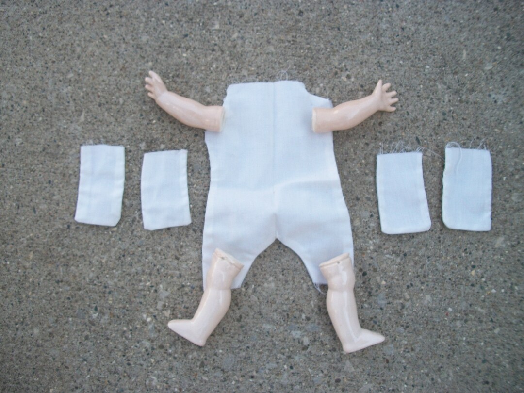 Glazed Ceramic Doll Limbs With Cloth Body ** - Etsy